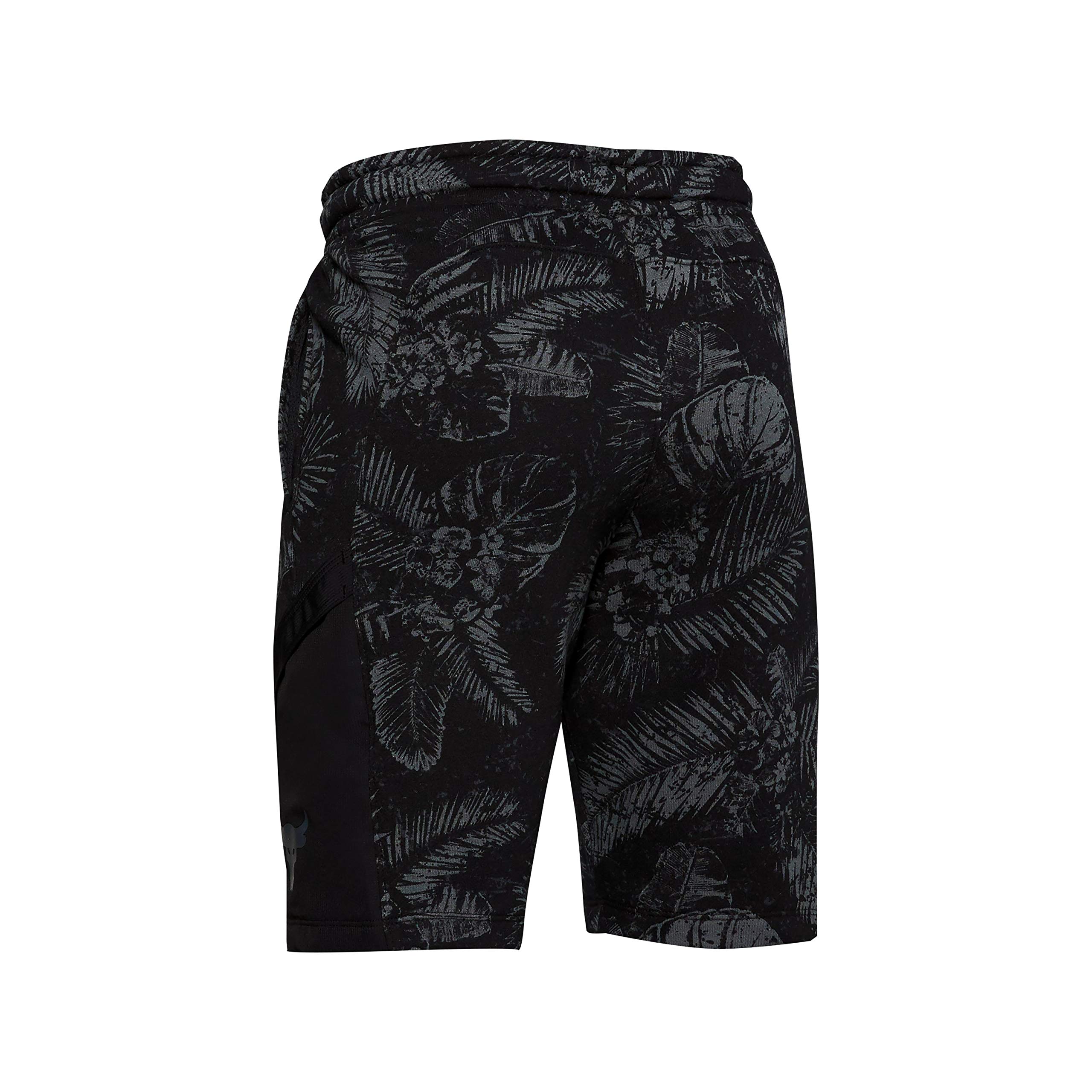 Under Armour Boy's UA Project Rock Terry Fleece Shorts (Large)