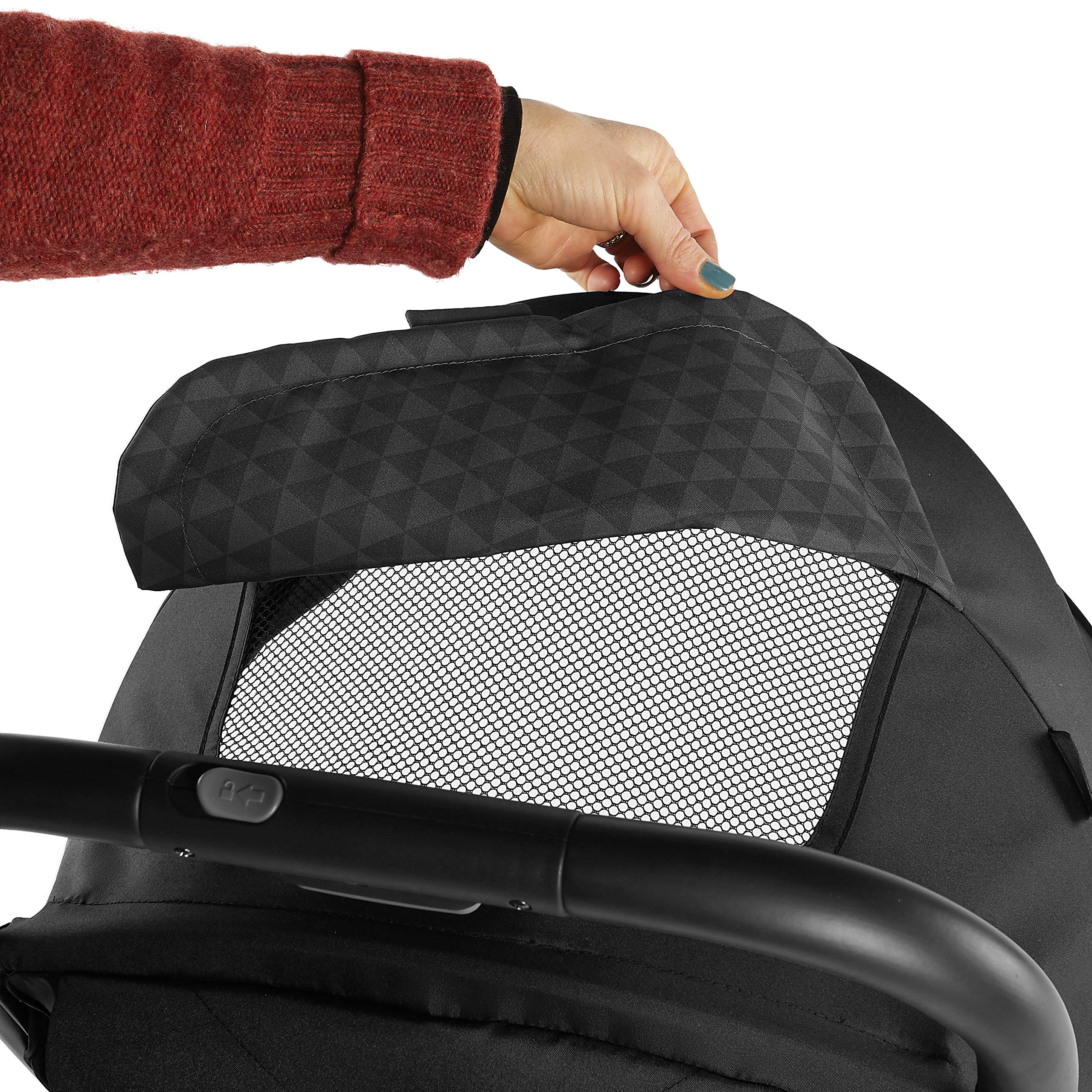 Summer 3Dpac CS Compact Fold Stroller with The Affirm 335 DLX Rear-Facing Infant Car Seat (Slate Gray) and Affirm 335 Infant Car Seat Adapters