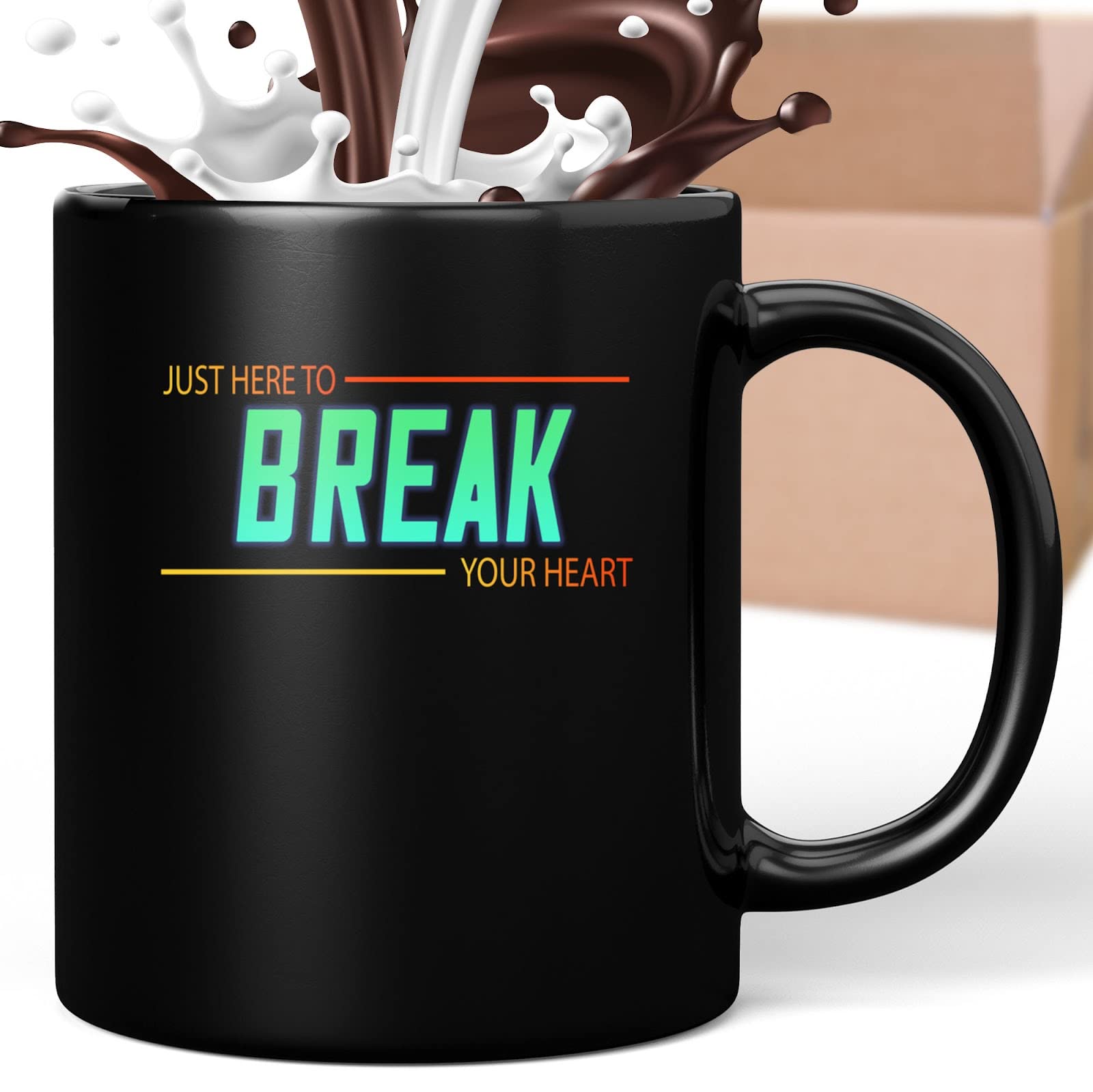 Novelty Gift Coffee Mug I'm Just Break Your Heart Funny Valentine's Day T- 372558