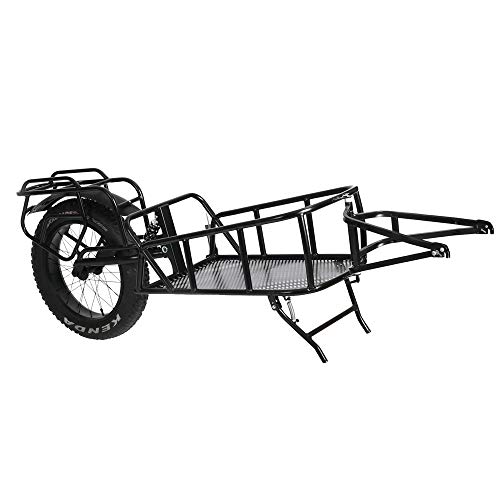 QuietKat 20QKCTSW Rear Cargo Trailer, Single Track FatTire Off Road, 14βx 24β Storage