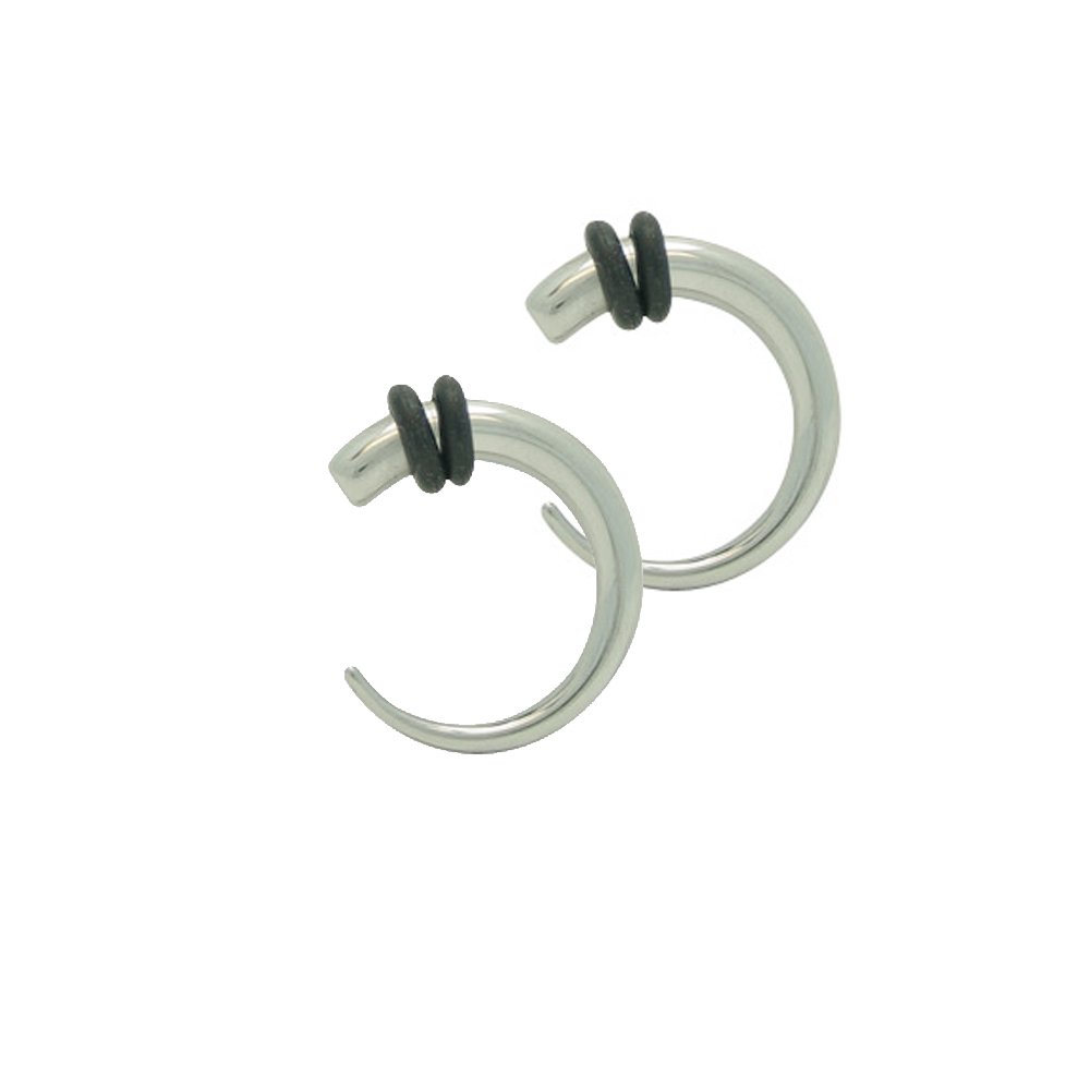 Pierce Plex 10 Gauge up to 0 Gauge Circular Steel Ear Expanders