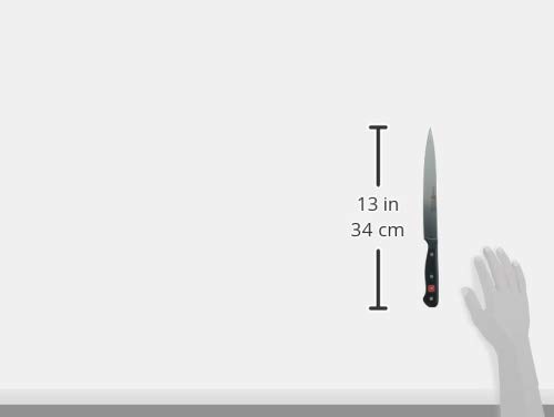 WÜSTHOF Gourmet Eight Inch Carving Knife | 8" German Carving Knife | Precise Laser Cut High Carbon Stainless Steel Utility Knife – Model