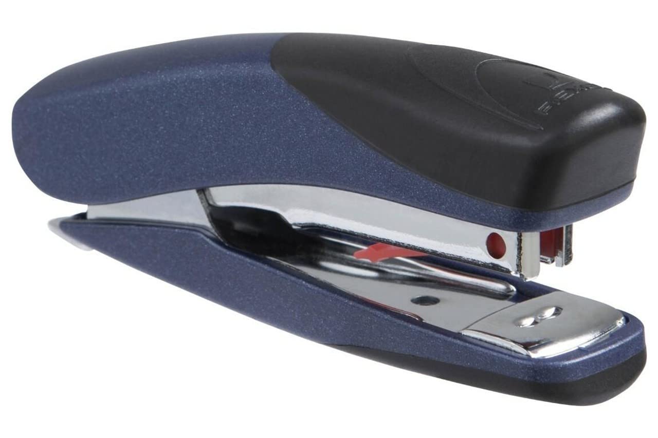 Rexel Bambi Mini Stapler, 12 Sheet Capacity, Fits in a Handbag, Includes Staples, Pink, 2104380
