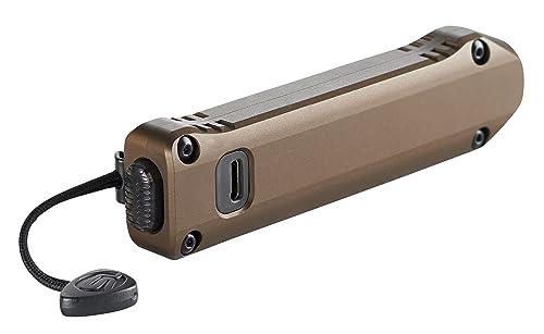 Streamlight 88813 Wedge XT 500-Lumen Slim Everyday Carry Flashlight, Includes USB-Cord, Pocket Lanyard, Coyote