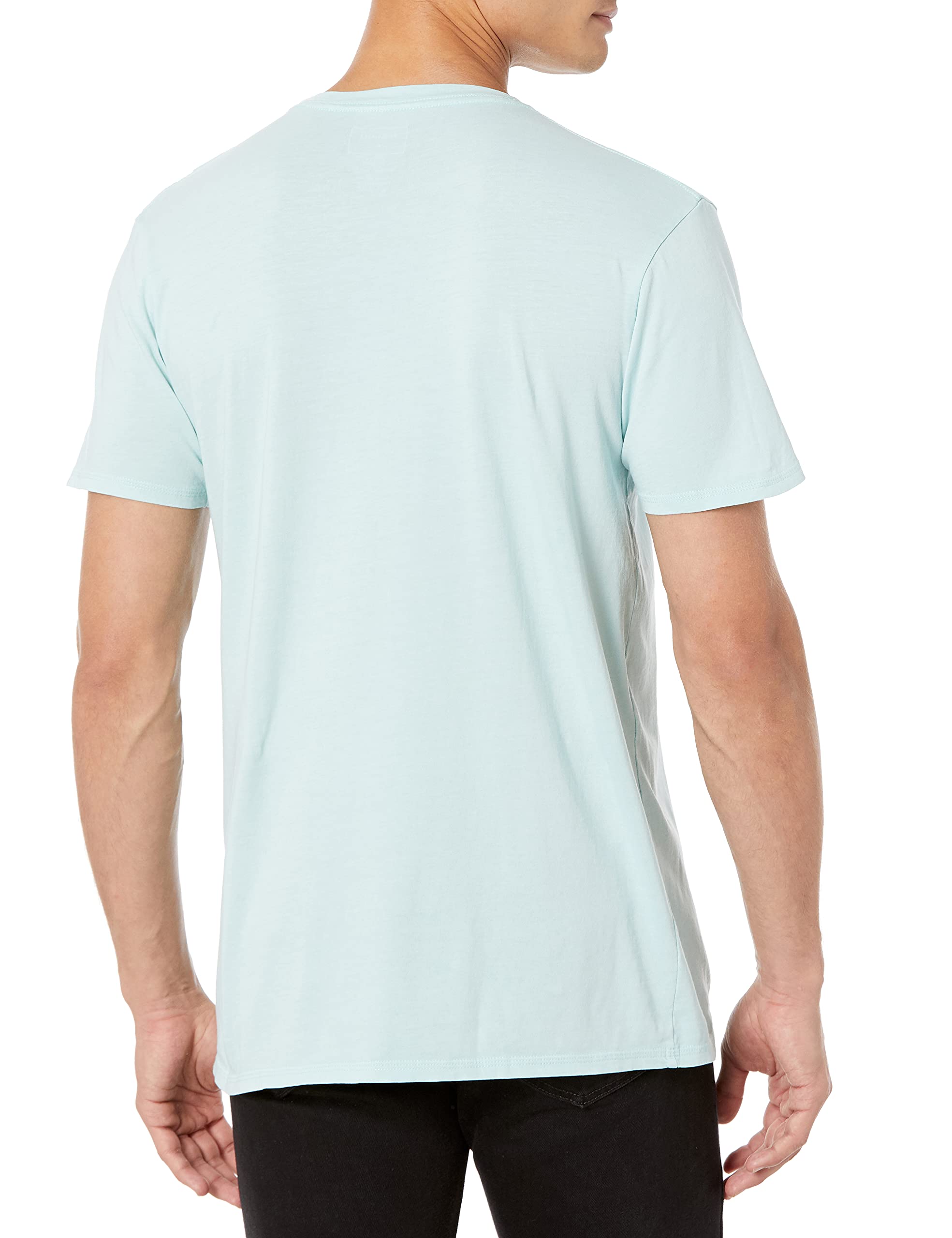 Quiksilver Men's TIN CAN Love Short Sleeve TEE, Pastel Turquoise, XXL