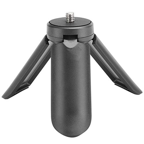 XIAOMINDIAN 1pcs Tripod Mini Non-Slip Desktop Tripod w/ 1/4 inch Screw Universal for Smartphone Action Camera Holder monopod Camera Mount (Color : Sliver)
