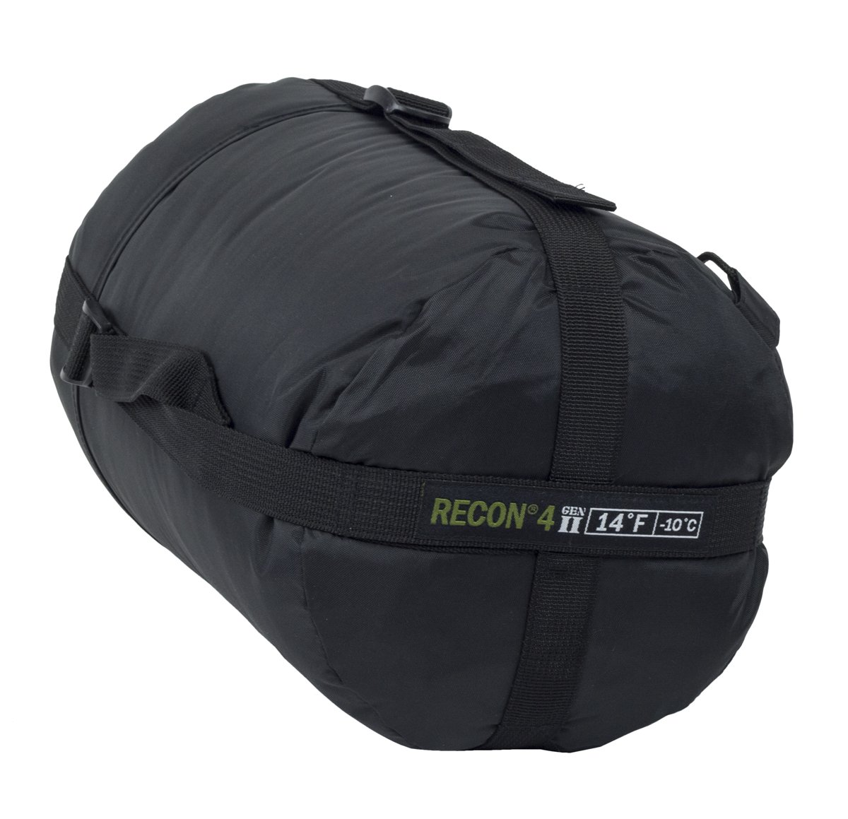 Recon 4 Sleeping Bag - Rated 14°F / -10°C (Black)
