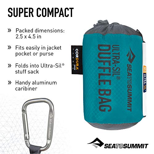 Sea to Summit Ultra-Sil Lightweight Duffle Bag, 40-Liter, Orange