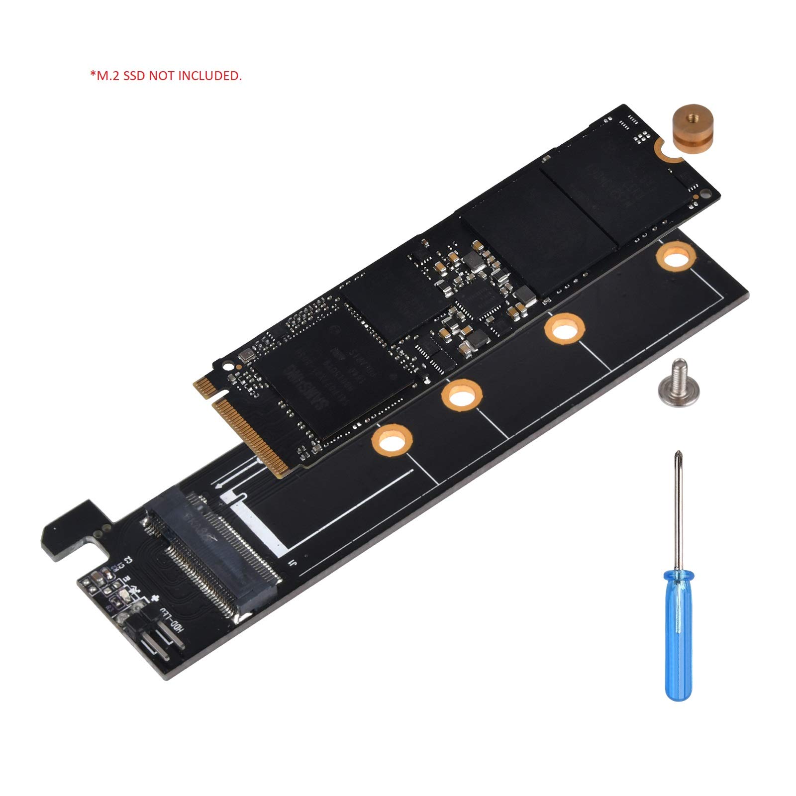 SilverStone Technology 1U M.2 M Key PCIe NVMe Adapter to PCIe X4 ECM25