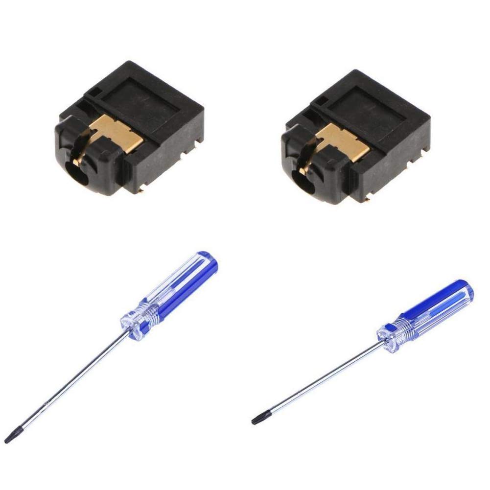 schicj133mm Replacement 3.5mm Jack Headphone Audio Port,for Xbox One Controller,with Repair Parts Screwdriver