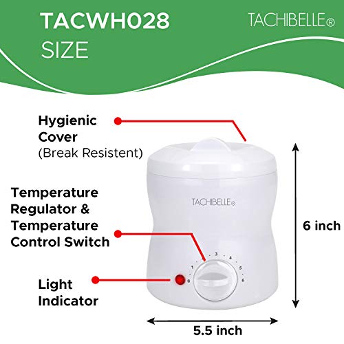 Tachibelle The Compact Wax Warmer 14 OZ WAX HEATER for Professional Use (Wax Warmer Kit)