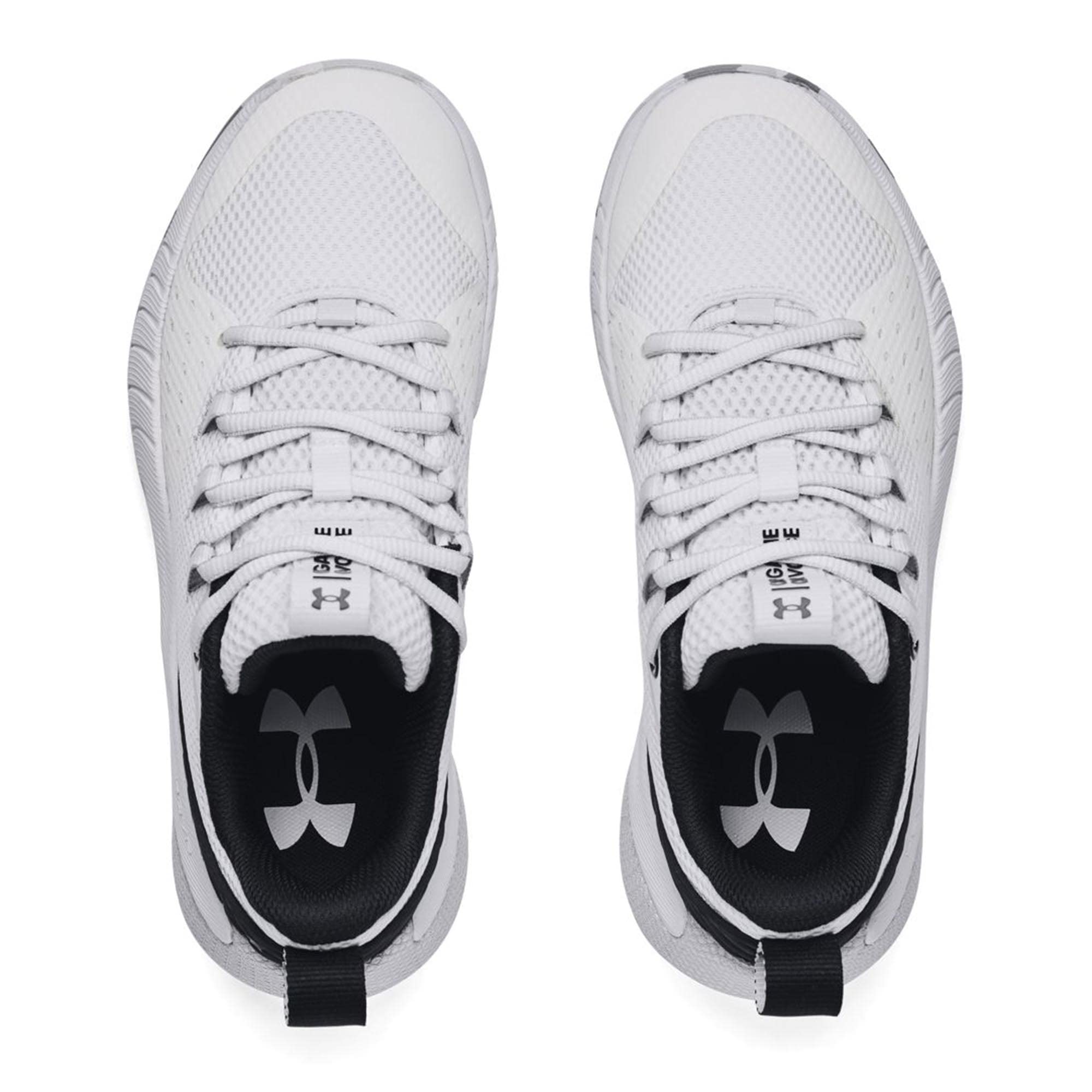 Under Armour Women's HOVR Ascent Basketball Shoe (White/Black, us_Footwear_Size_System, Adult, Women, Numeric, Medium, Numeric_9)