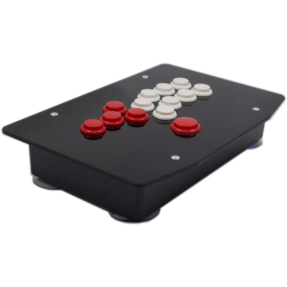 TruBoost FightBox RAC-J502B All Buttons Fight Stick Controller Leverless Style Arcade Joystick For PC USB Steam