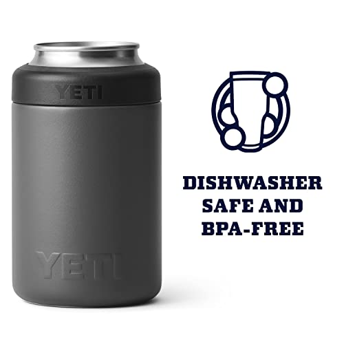 YETI Rambler 12 oz. Colster Can Insulator for Standard Size Cans, Charcoal