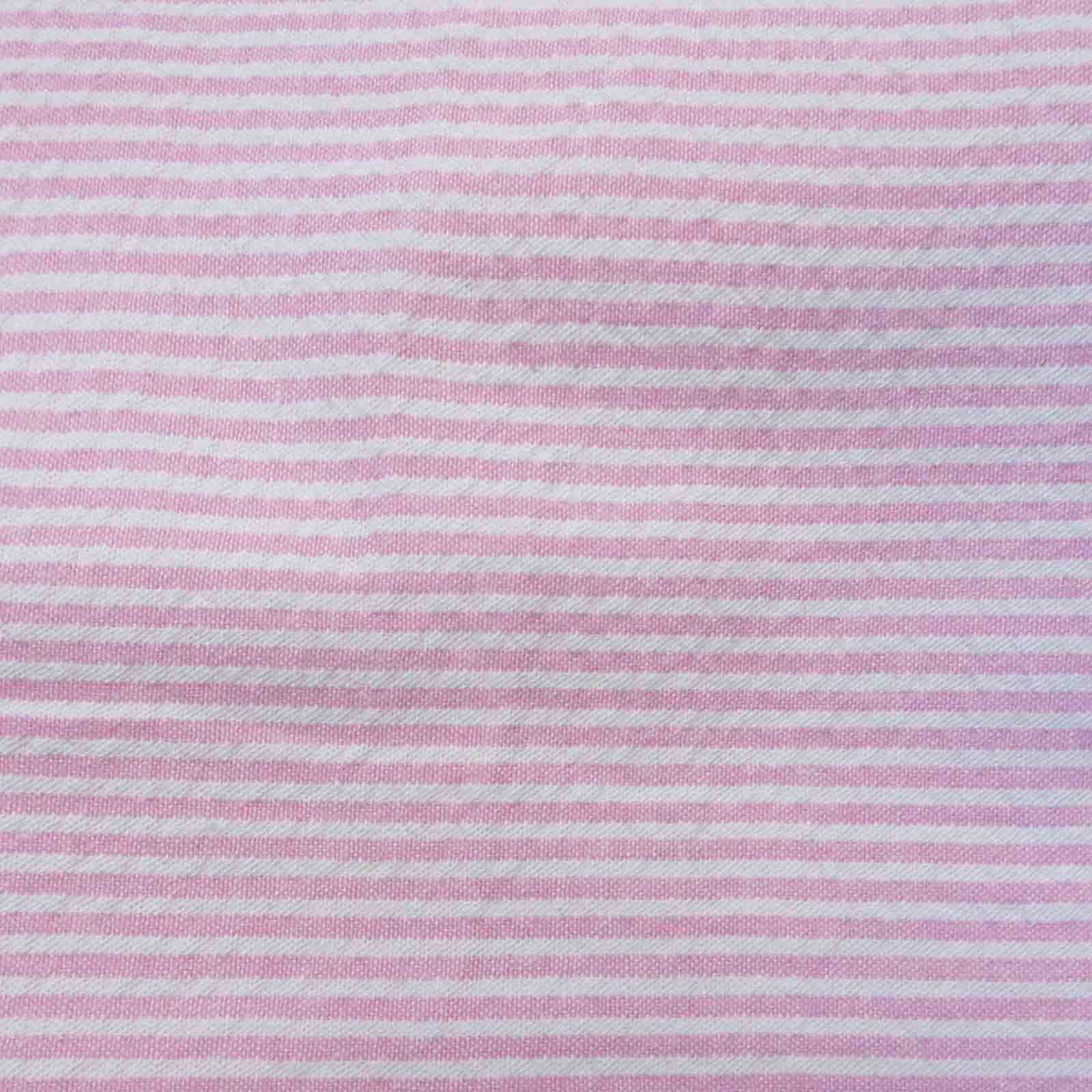 Richlin Fabrics 3 Yard Pack, 58" Seersucker Stripe, 100% Cotton, Pink & White