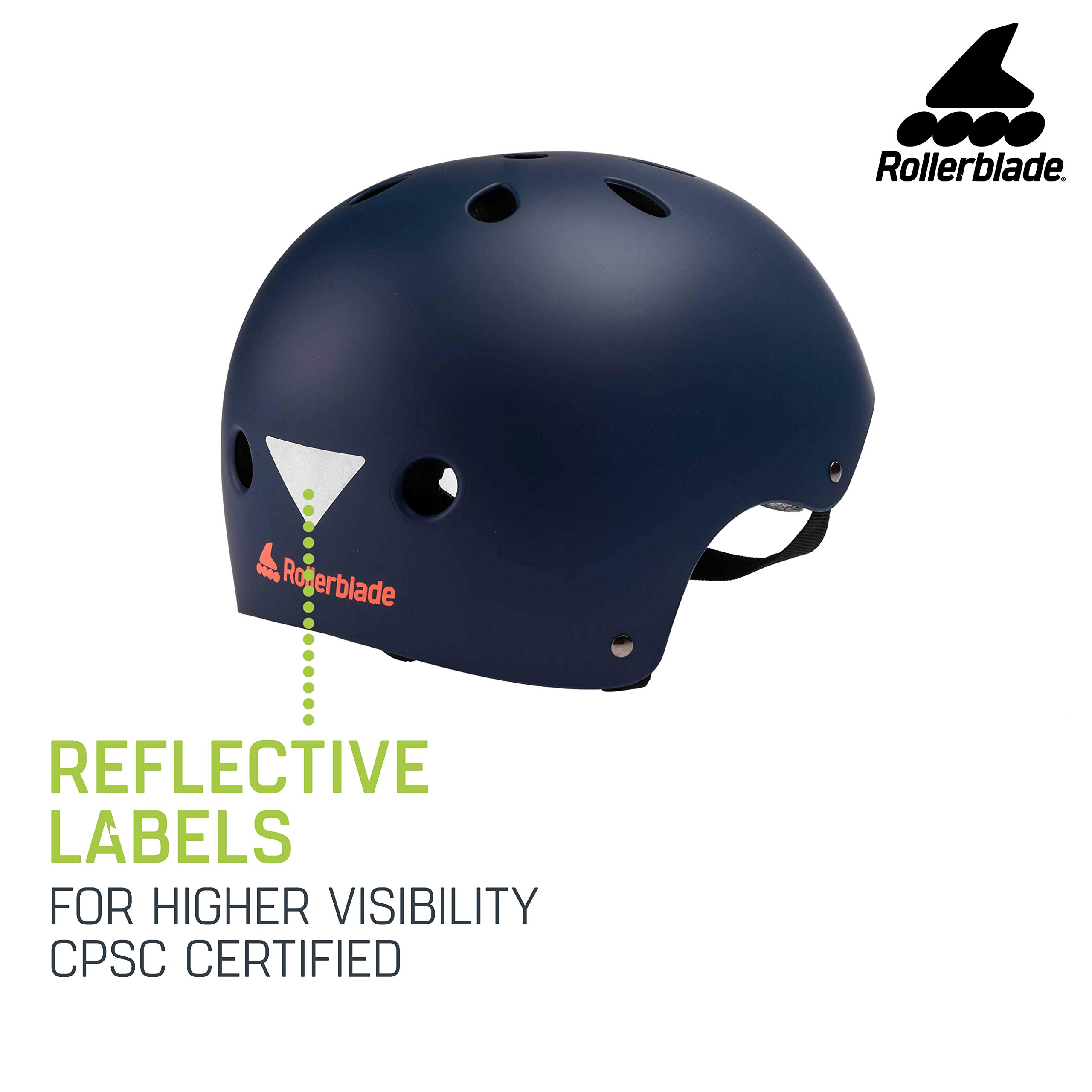 Rollerblade Kids RB JR Helmet, Midnight Blue Medium