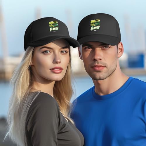 Ryan Blaney 12 Men's Adjustable Mesh Back Cap Curved Bill Snapback Mesh Baseball Cap Breathable Sun Hat