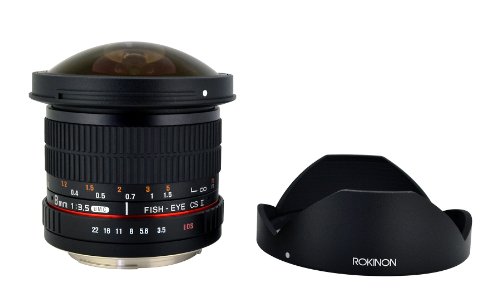 Rokinon 8mm f/3.5 HD Fisheye Lens