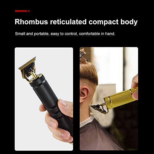 T Blade Trimmer for Men, Professional Cordless Hair Liners Electric Hair Trimmer, Zero Gapped Baldheaded Hair and Beard Trimmer (black)