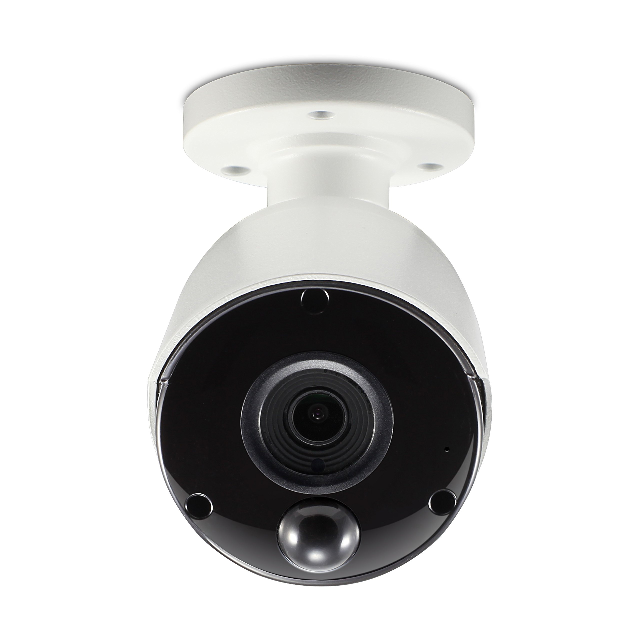 Swann Home Security Camera, POE Cat5e NVR 4K HD Video, Indoor or Outdoor Wired Surveillance CCTV, Color Night Vision, Heat Motion Detection, Metal Housing, Face Recognition, 2-Way Talk
