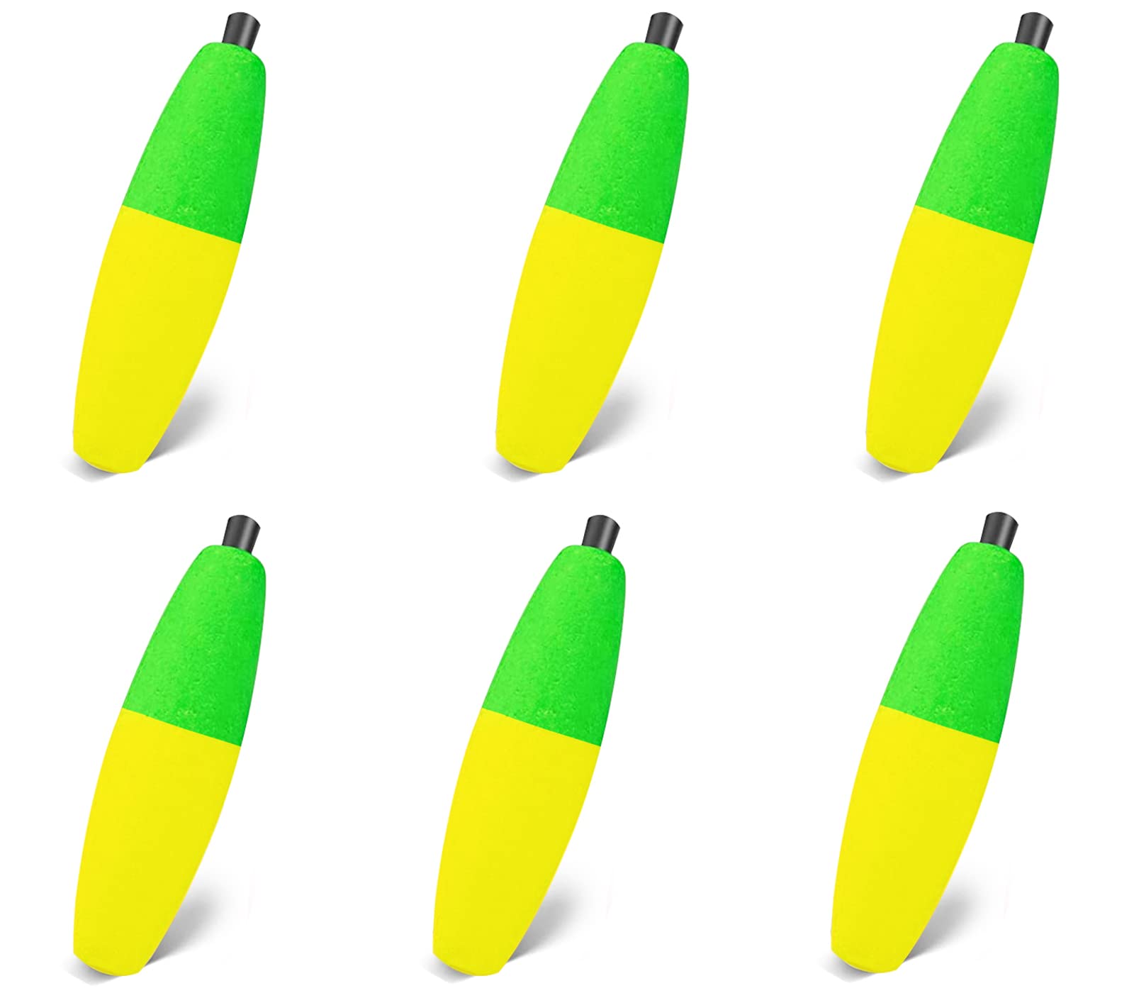 Yonihawk Foam Cigar Peg Floats,Fishing Corks Slip Bobbers Santee Float for Catfish Crappie