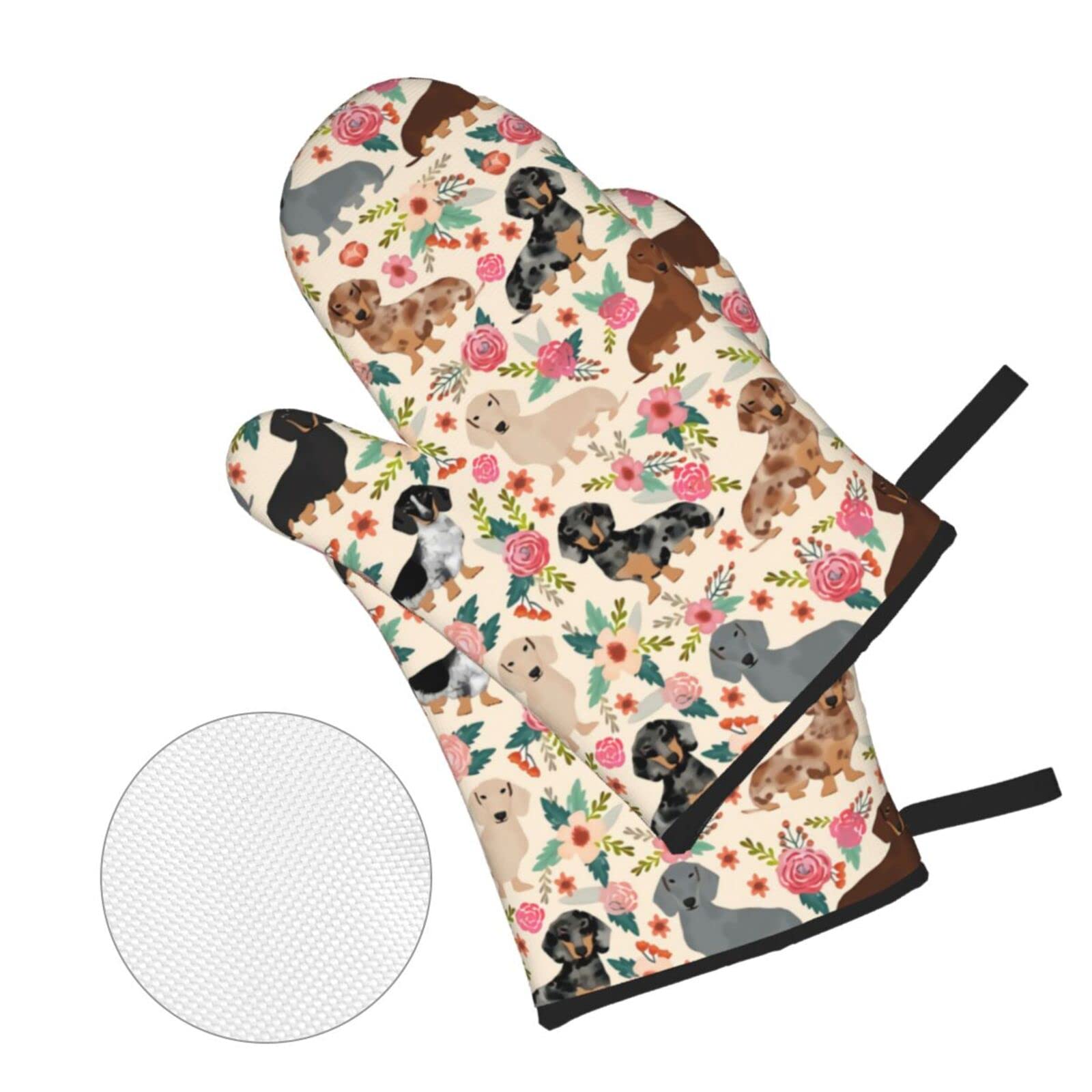 VERSAINSECT Oven Mitts and Pot Holders Heat Resistant 4 Pcs Sets Waterproof Non-Slip for BBQ Cooking Baking Grilling