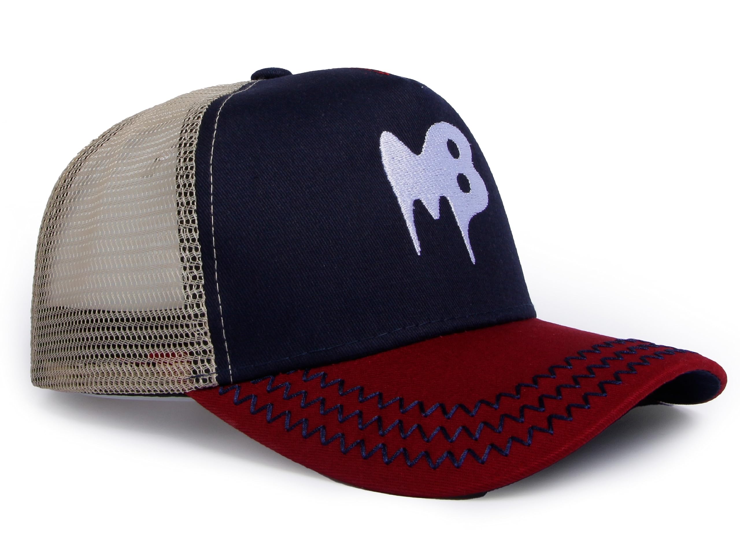 Unisex Mesh Baseball Caps - Breathable Trucker Hat with Adjustable Snapback
