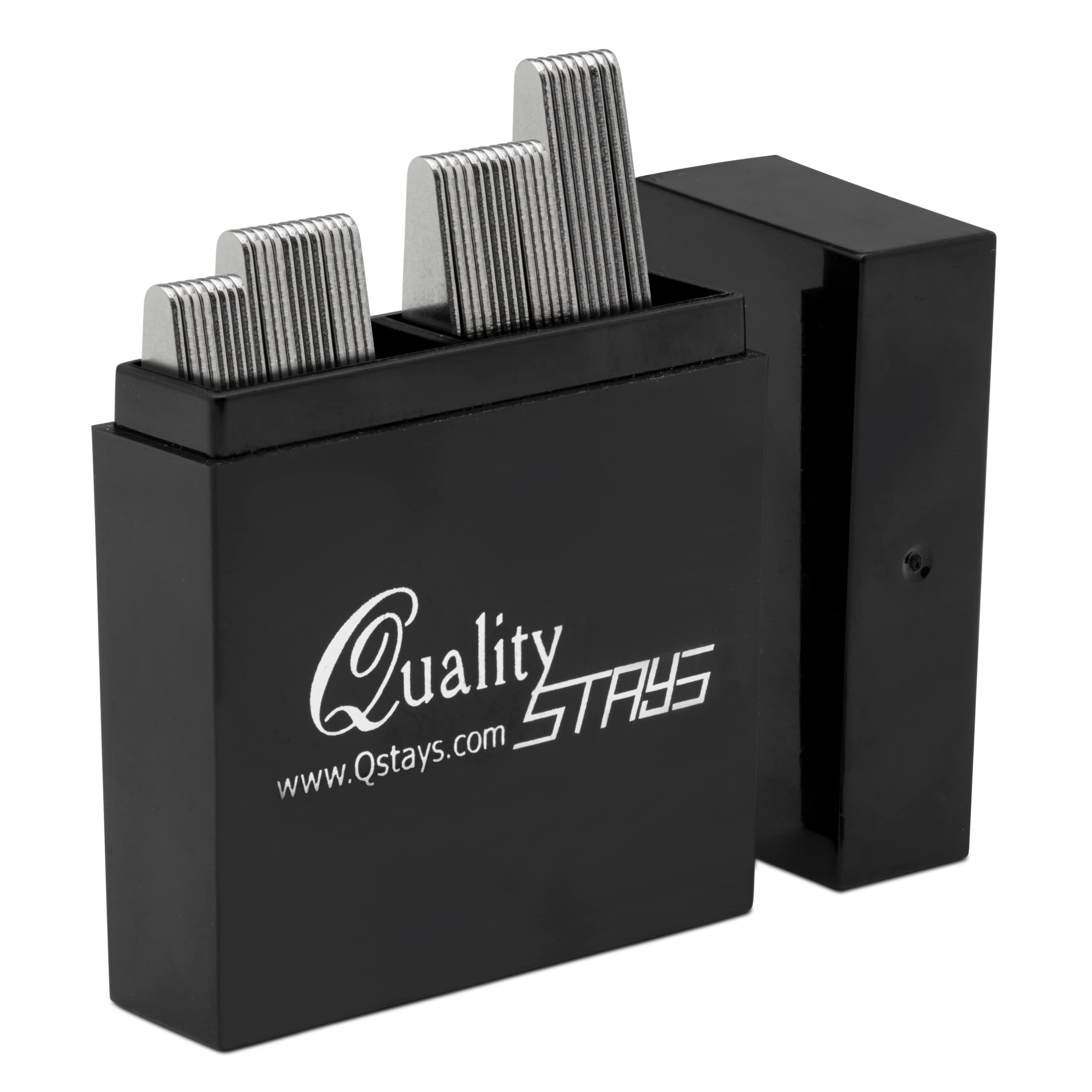 Quality Stays Metal Collar Stays for Men – 40 Collar Stays for Men's Dress Shirts - 4 Sizes