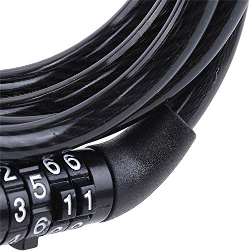 ZMYDZ Bicycle Lock Lock Security Code Lock Multifunctional Bicycle Lock Anti-Theft Security Code Combination Lock Strengthen Steel Bike Cable Bike Lock