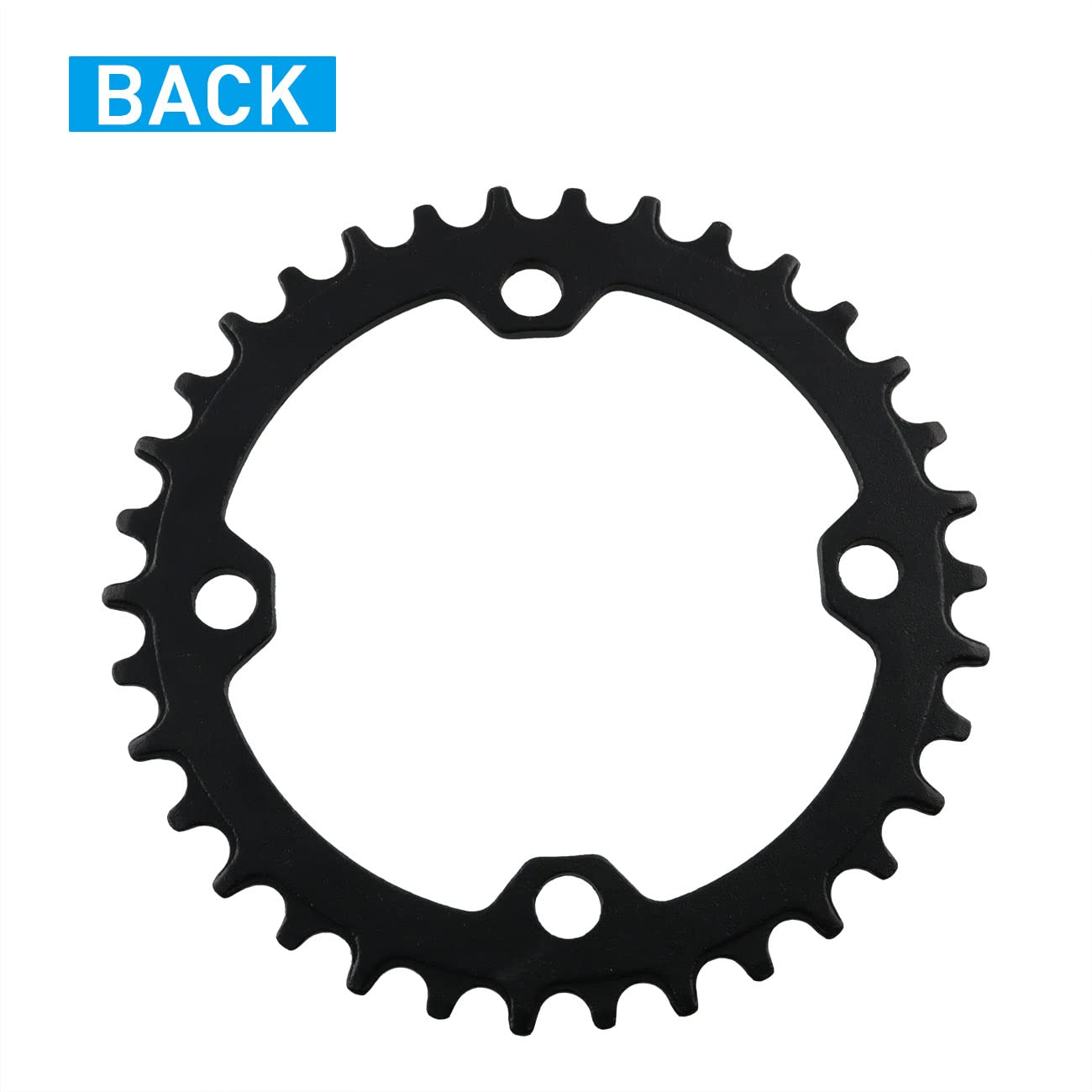 WHYHKJ Aluminum Alloy 104BCD Chainring 34T MTB Bicycle Chain Ring for Road Bikes, Mountain Bikes, BMX MTB Bike, Black
