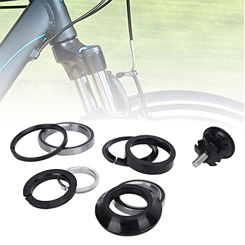 Wene Bicycle Headset, 360° Rotation CNC Technology Bike Double Bearings Headset Integral Sealed for Road Bike