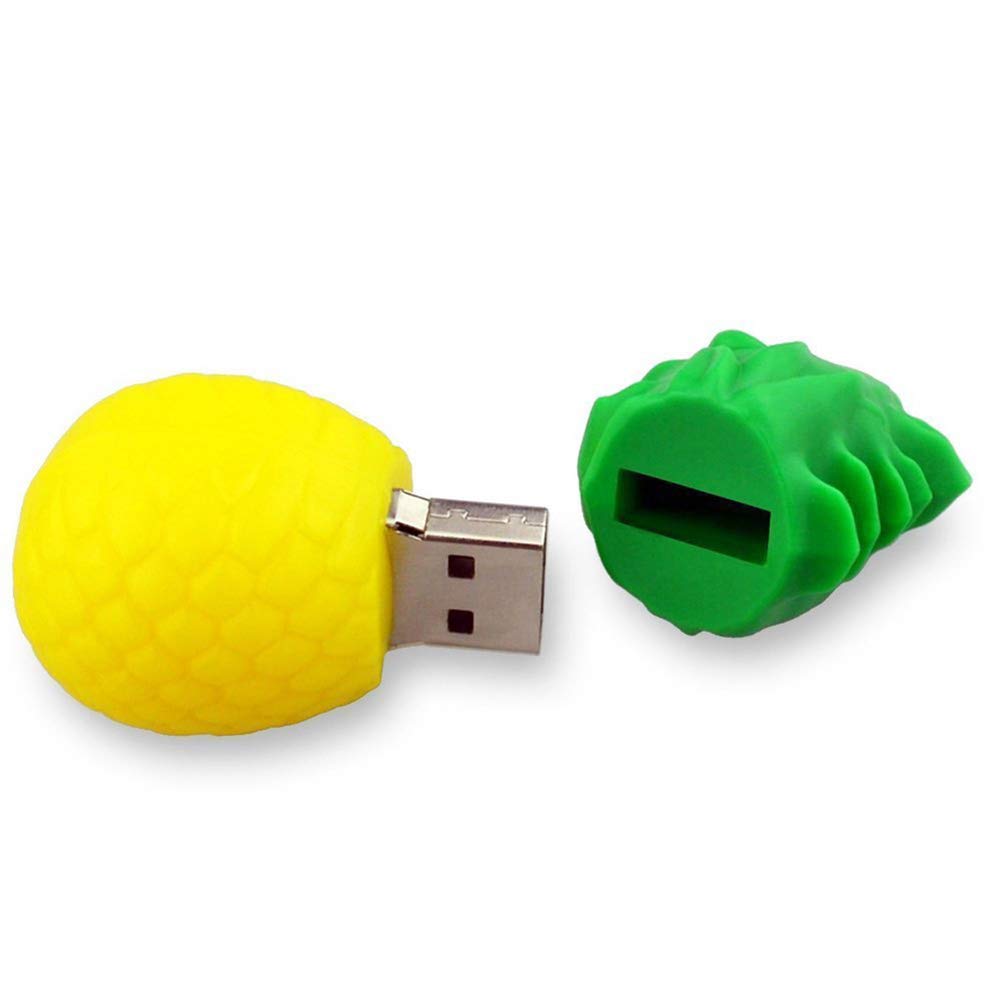 schicj133mm Cartoon Pineapple 8GB 16GB 32GB 64GB 128GB Mini Gift U Disk,USB Flash Drive,USB Memory Stick,Flash Drive,Memory Stick 4GB
