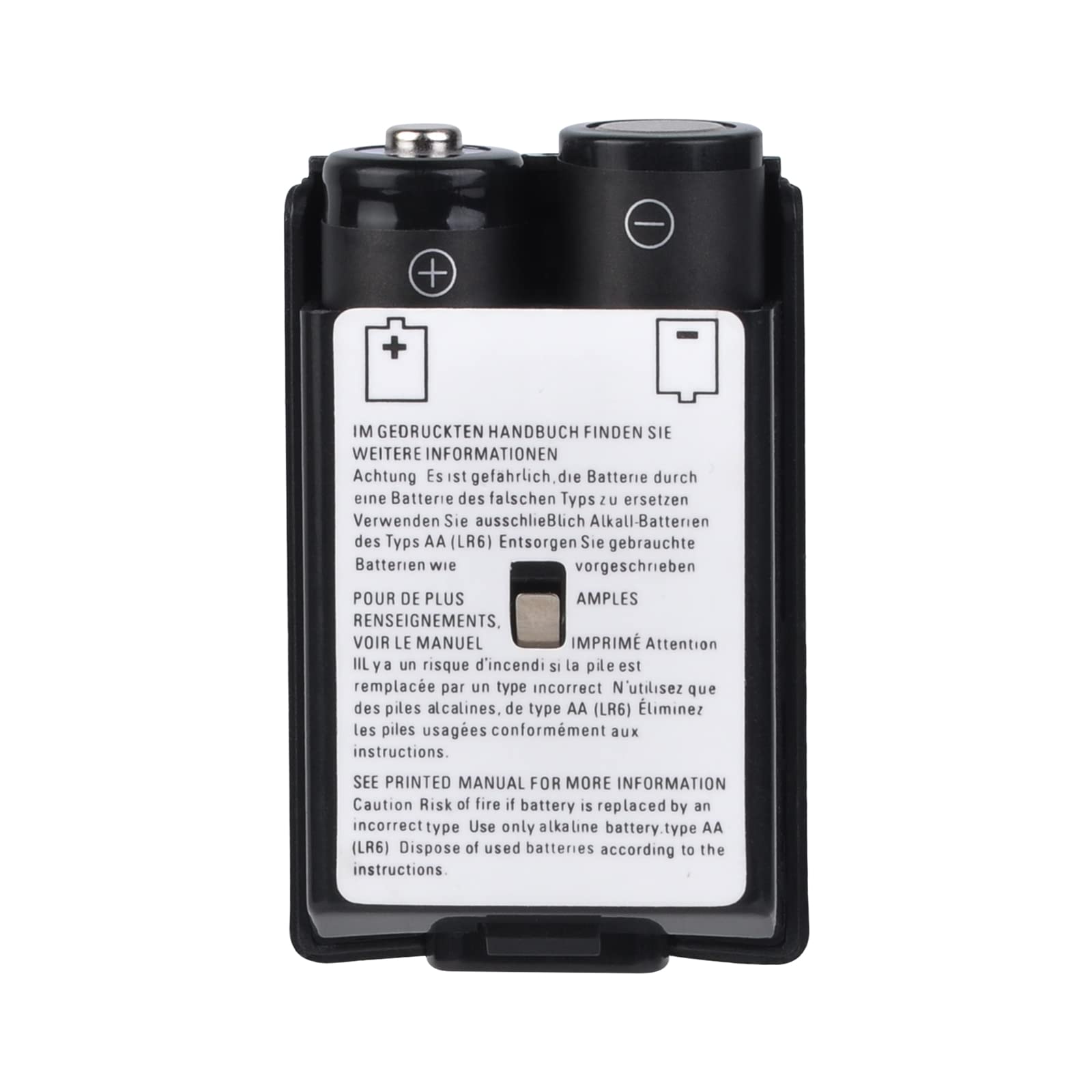 Uwayor 4 Pack Battery Cover Case Shell for Xbox 360 Controller