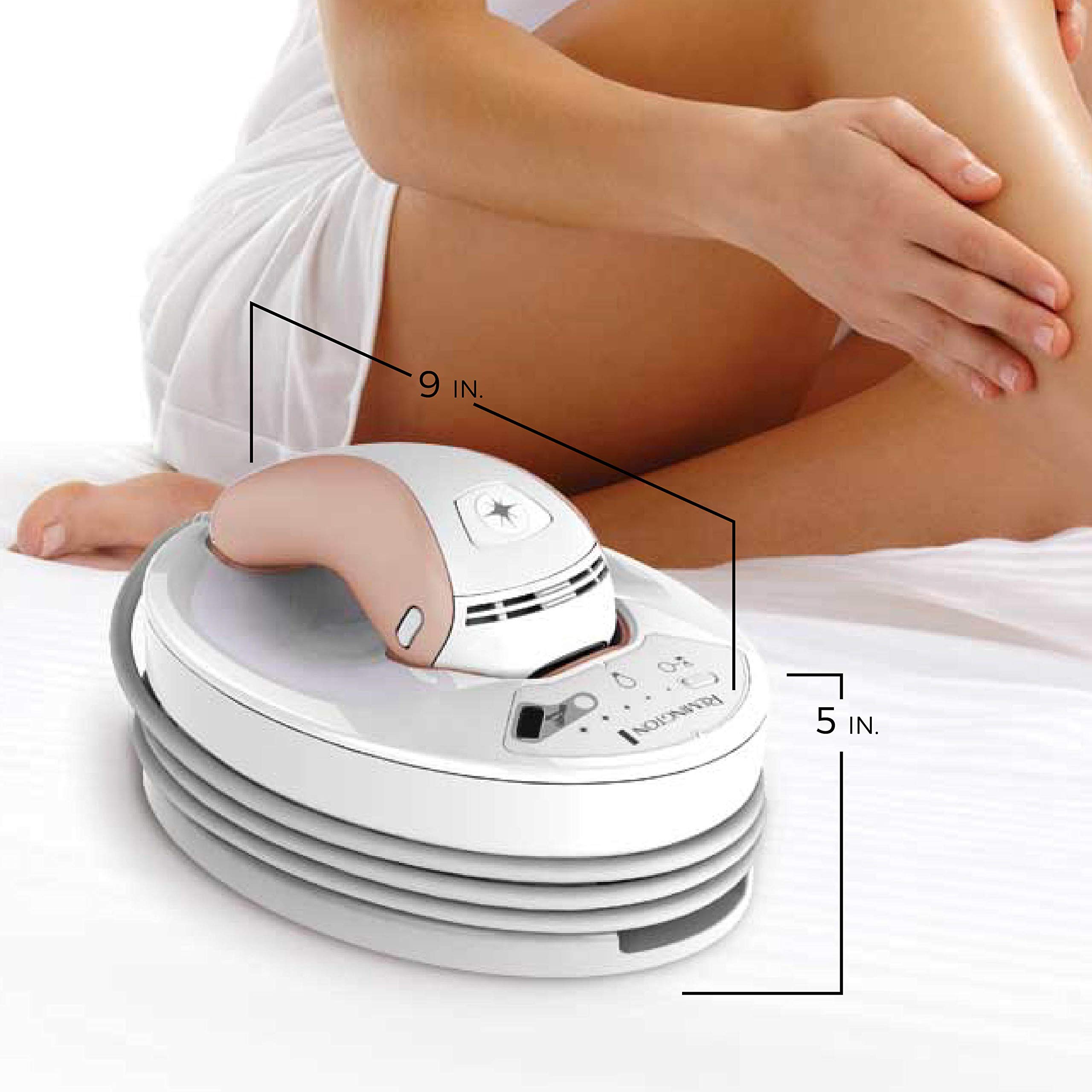 Remington iLight Pro At-Home IPL Hair Removal System, Permanent Results w/ Powerful 16Jsper Flash & 3 Bonus Cartridges- FDA Cleared for Women & Men