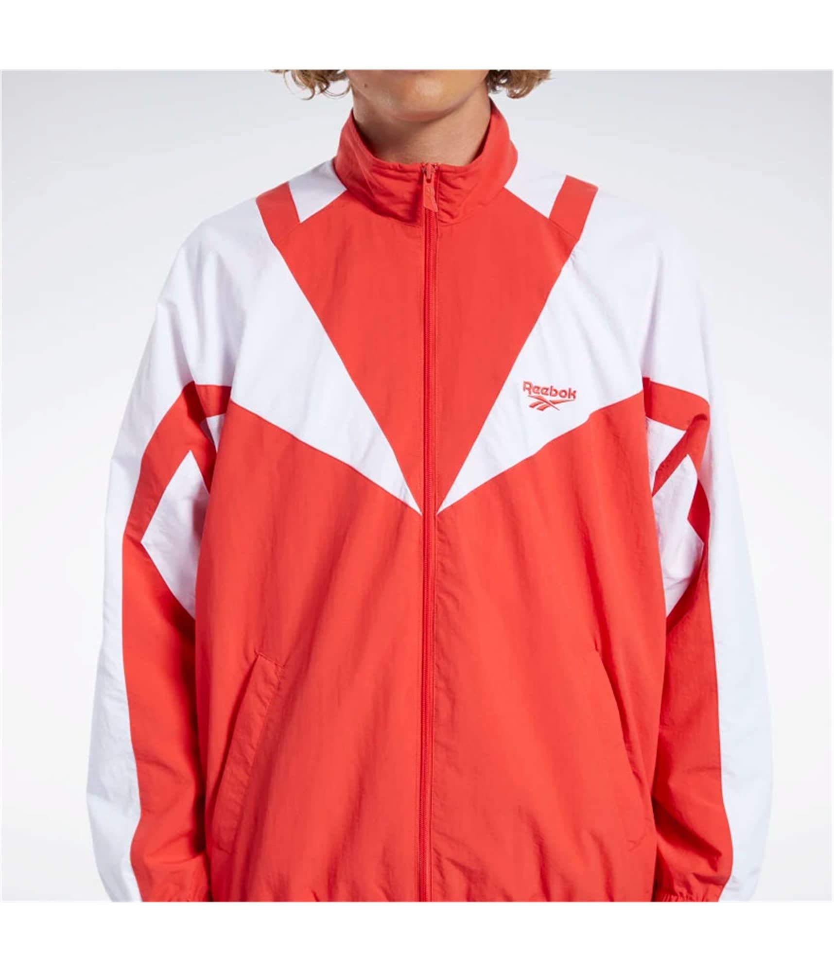 Reebok Classic Sport Twin Vector Jacket, Radiant Red, L