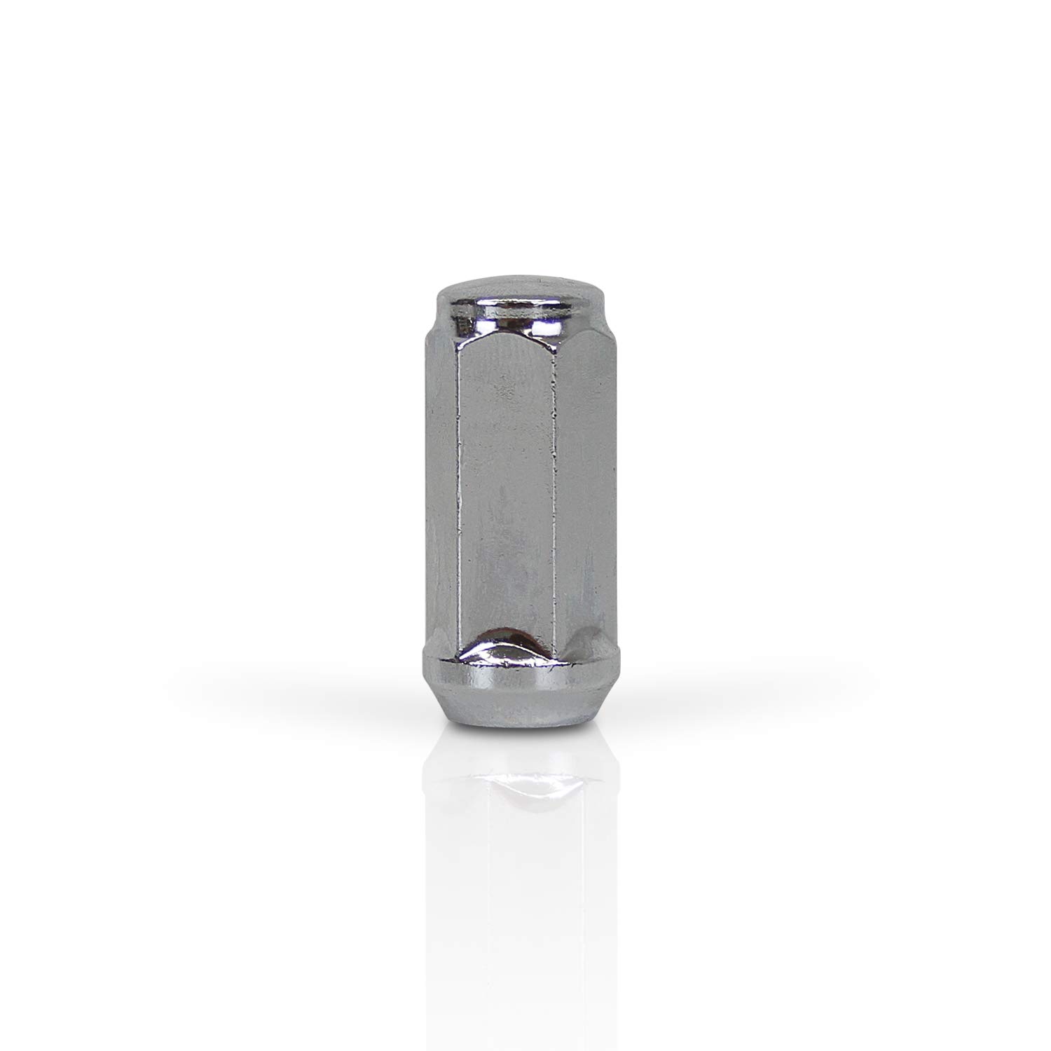 TC Sportline WH-LN12UN190BK24, 24 pcs Black Bulge Acorn Wheel Lug Nuts 1/2-20 Closed End 1.9" XL Tall 3/4" Hex