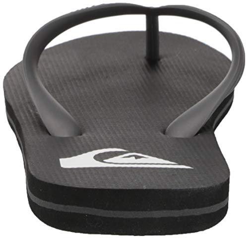 Quiksilver Men's Molokai 3 Point Flip Flop Sandal, Black 1, 10