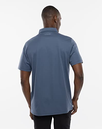 TravisMathew Men's The Ten Year 2.0 Polo, Sargasso SEA, XL