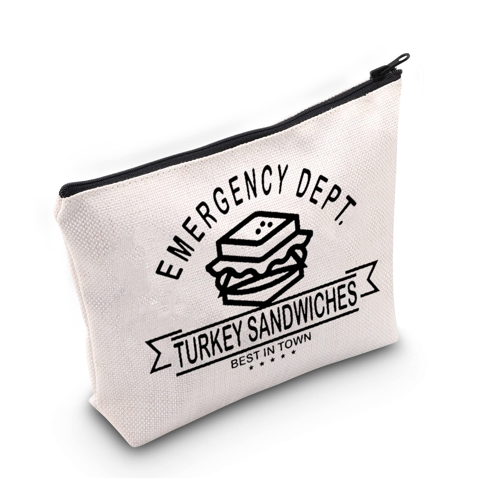TOBGB Funny ED ER Nurse Gift Emergency Nurse Bag Emergency Room Nurse Makeup Bag Funny Nurse Gift ICU Nurse Gift (Emergency Dept Bag)