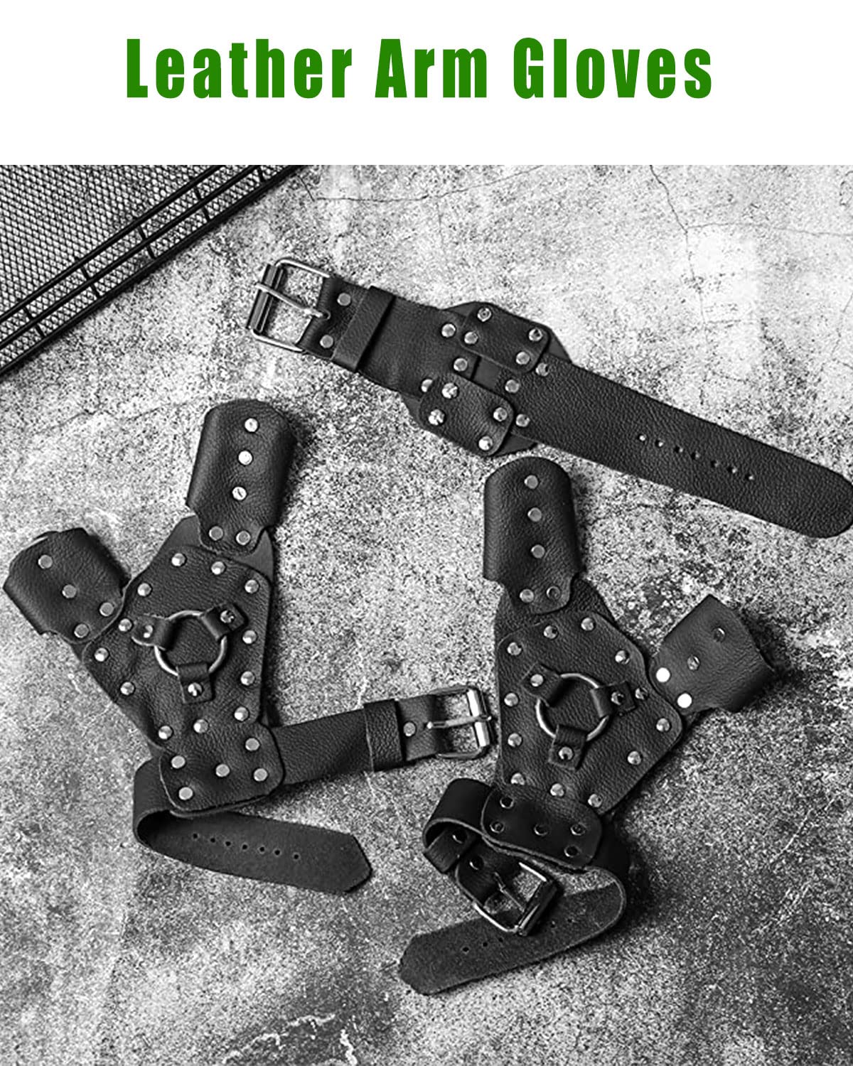 ZYW Protective Leather Bracelets, Durable arm guard tactical gloves, Archery Bow, Slingshot, Hand, Catapult, Protective Gloves, Outdoor Shooting, XX-Large