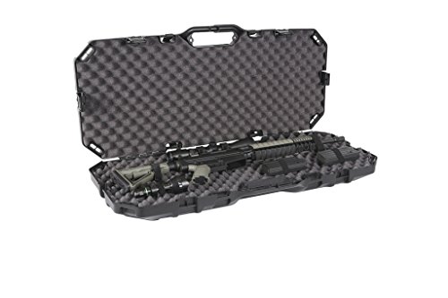 Plano 36” Tactical Series Long Gun Rifle Case, Black, Gun and Accessory Storage with Internal Locking Protective Foam, Hard Gun Case for Rifle or Shotgun