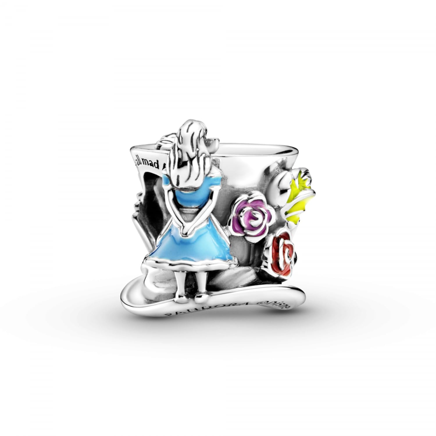 PANDORA Disney Alice in Wonderland & The Mad Hatter's Tea Party Charm