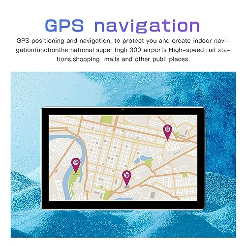 Upgrade 10.1 Inch Ultra-Thin HD Tablet Computer, The New Dual High-Definition Camera ,10 Core IPS HD Screen, WiFi, Bluetooth, Android Voice Call, Game Tablet, Dual Card Dual Standby (Black)