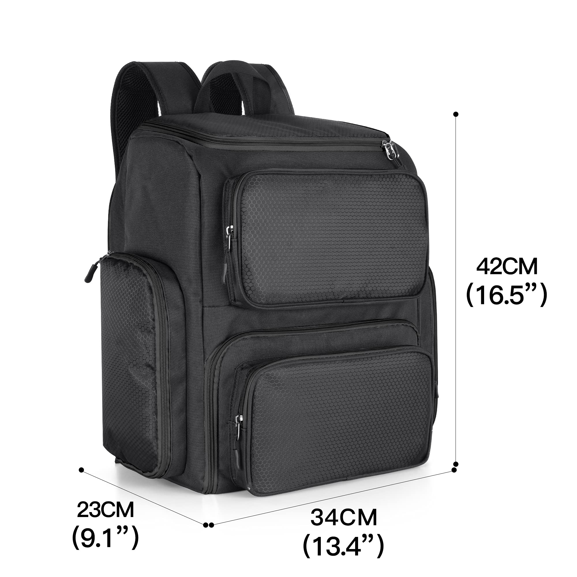 Trunab Travel Carrying Backpack Compatible with Xbox Series X, Storage Case Bag with 2 Inner Spaces for Xbox Game Console and Other Gaming Accessories