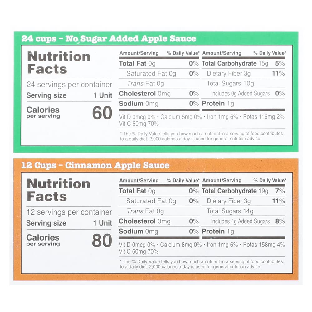 Tree Top Apple Sauce Cups Variety Pack, 4 oz., 36 Cups