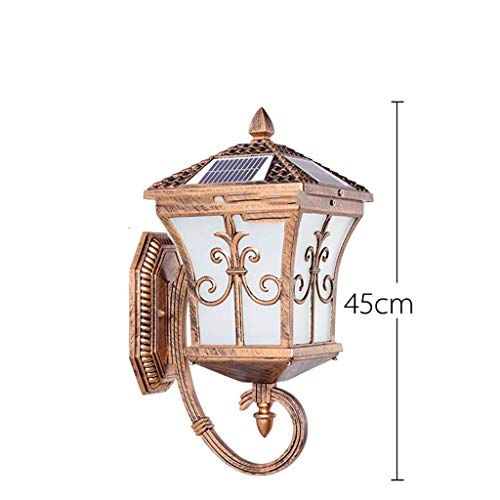 sccs Outdoor Wall Outdoor Villa Garden Balcony Lamp Home Terrace LED Solar Light Control lamp