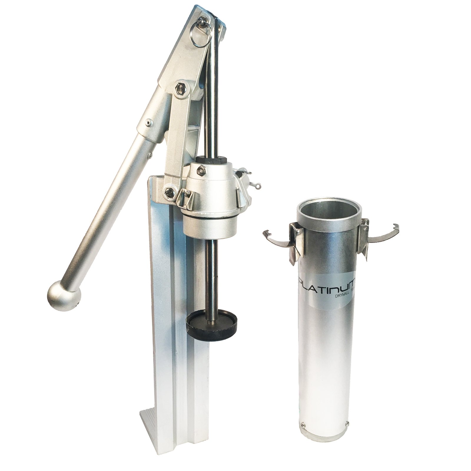Platinum Drywall Tools 8"/10" & 12" Flat Box Finishing Combo w/Handle Compound Pump & Filler