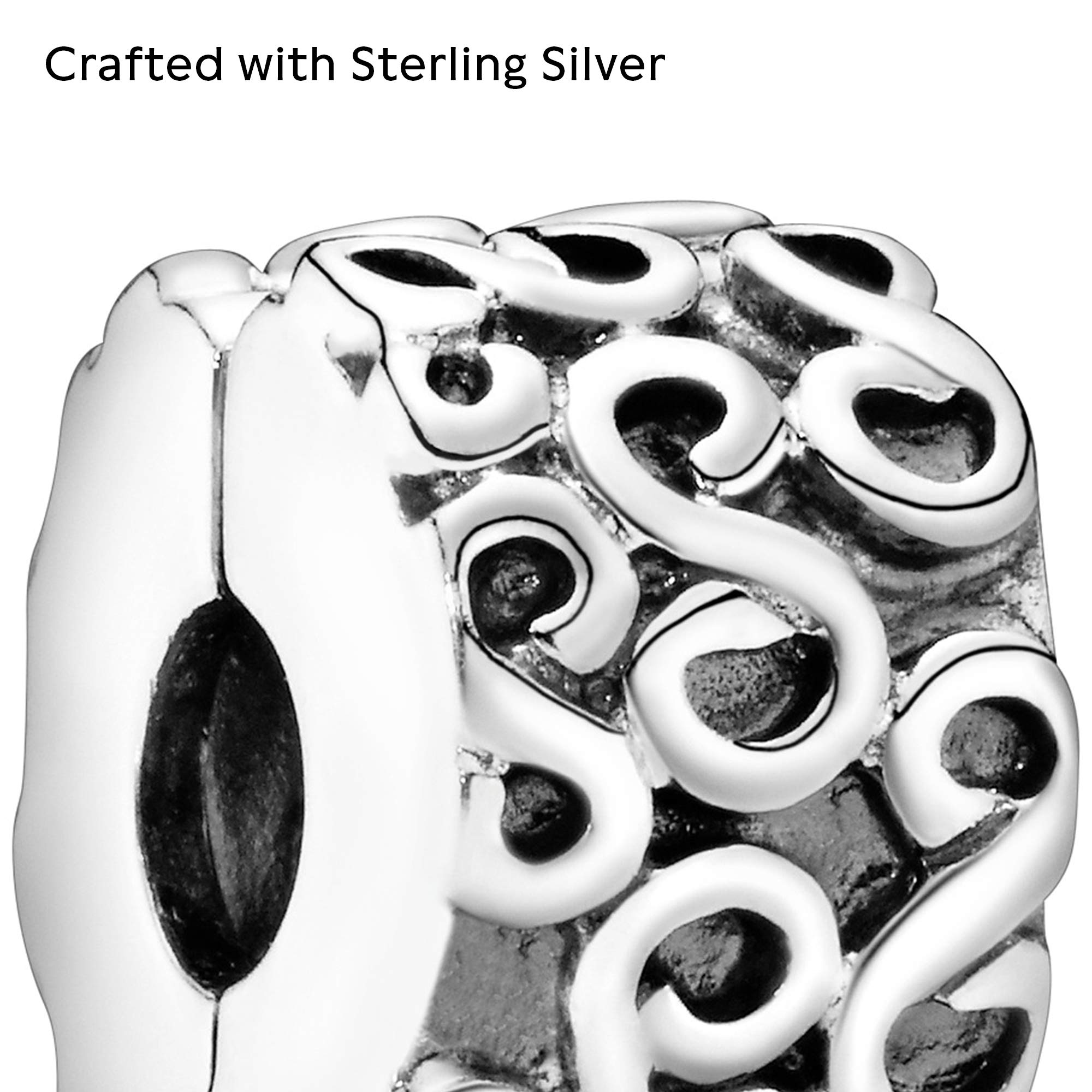 PANDORA Jewelry S Clip Sterling Silver Charm