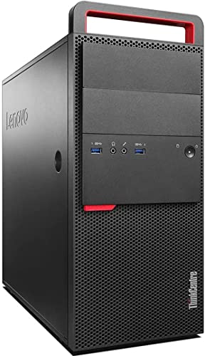 ThinkCentre M900 Tower Desktop, Intel Quad Core i5-6500 3.2 GHz, 16 GB DDR4, 1 TB SSD, 500 GB HDD, 4K 2-Monitor Support DisplayPort, VGA, WiFi, BT 4.0, Windows 10 Pro(Renewed)