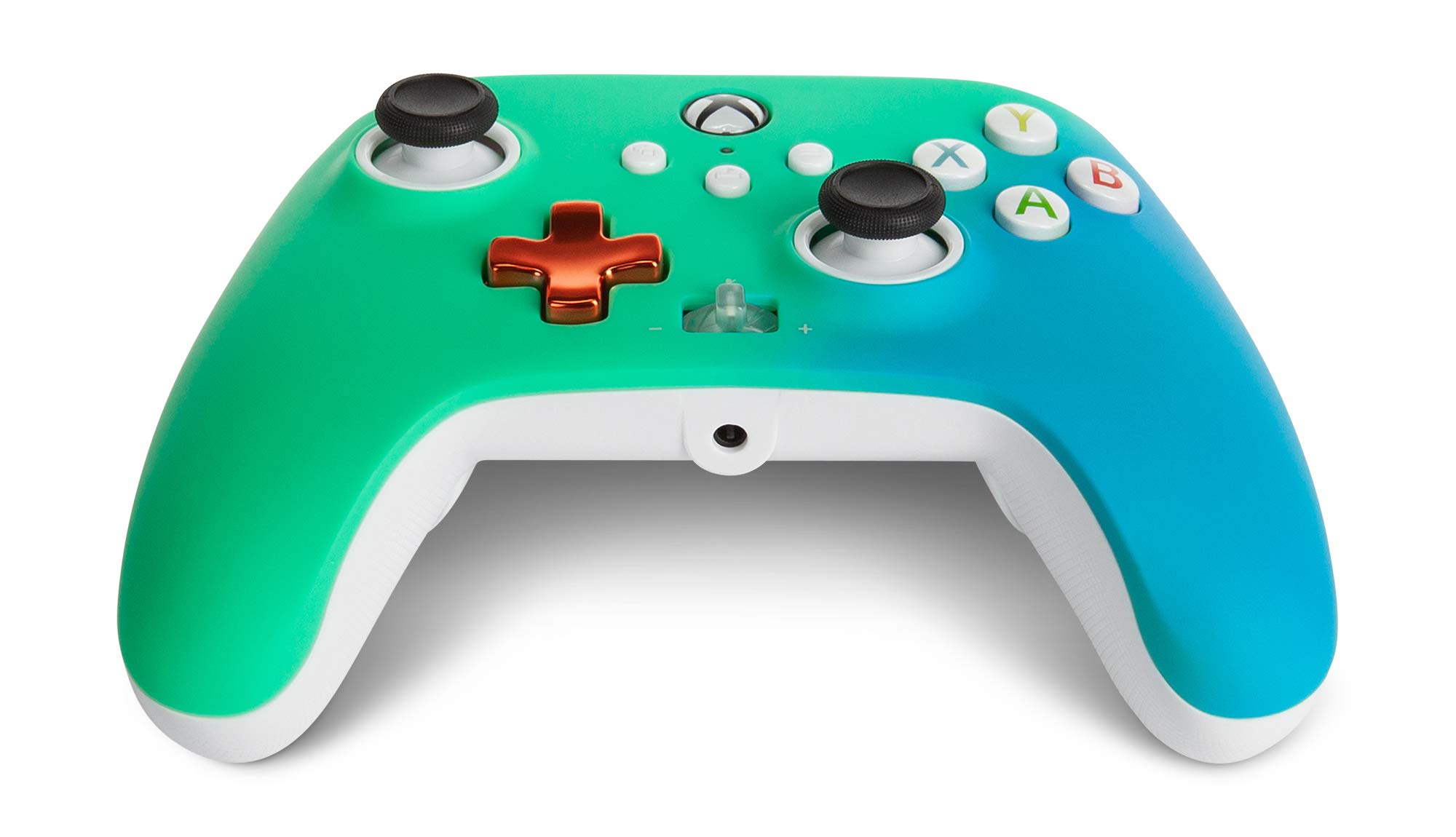 PowerA Enhanced Wired Controller for Xbox Series X|S - Seafoam Fade, gamepad, wired video game controller, gaming controller, Xbox Series X|S